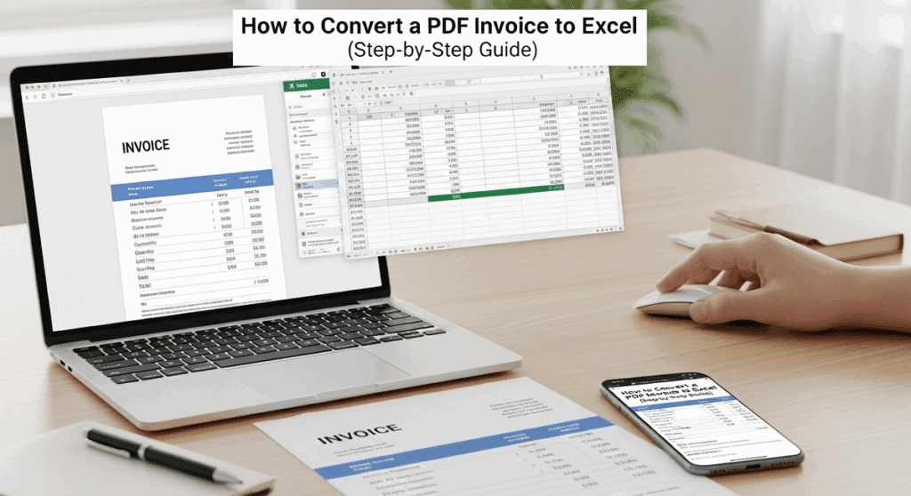 5 Easy Ways to Convert PDF Invoice to Excel (2025) - Financial Data ...